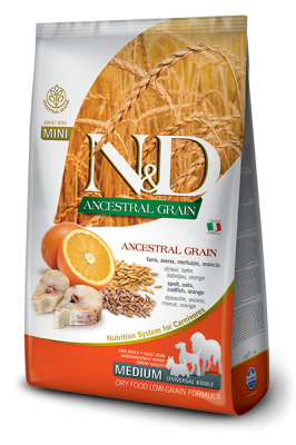 N&D Low Grain Medium Adult Codfish&Orange