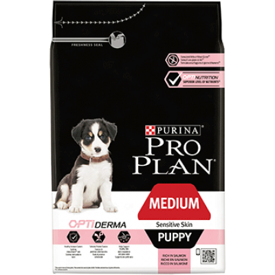 Pro Plan Dog Medium Puppy Sensitive Skin-losos 12kg