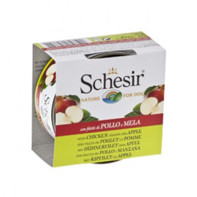 Schesir Dog Piletina i Jabuka 150g