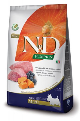 N&D Pumpkin Mini Adult Lamb&Blueberry