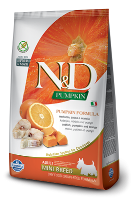 N&D Pumpkin Mini Adult Codfish&Orange