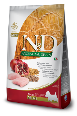 N&D Low Grain Mini Adult Chicken&Pomegranate