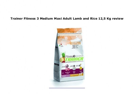Trainer Fitness Adult Medium/Maxi Lamb&Rice
