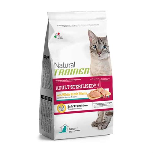 Trainer Natural Adult Sterilised Cat with fresh white meat