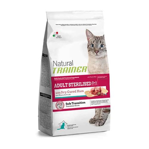 Trainer Natural Adult Sterilised Cat- dry cured ham