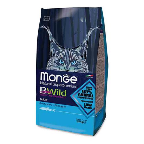 Monge BWILD Cat Adult-Sardela