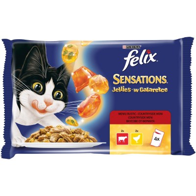 Felix Sensation Jellies Multipack-piletina i govedina