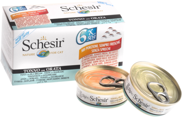 Schesir Multipack Cat Tuna i Orada 6x50g