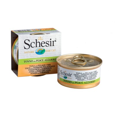 Schesir Cat Brodet Tuna i Sardela 70g