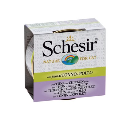 Schesir Cat Brodet Tuna i Piletina 70g