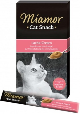 Miamor Cat Snack Pasta za mačke LOSOS 6x15g