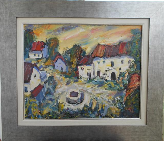 Hercegovina 1, Dragan Kunic, ulje na platnu, sa 58x68 cm, bez 30×40 cm, sertifikat, 160 eura