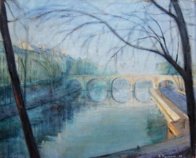 Pont Marie, Paris,40x50 cm,ulje na platnu