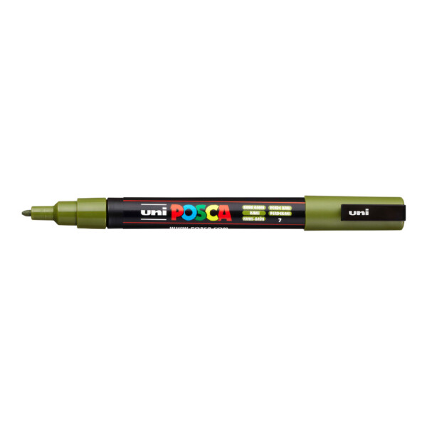 Uni POSCA Marker PC-3M, khaki green