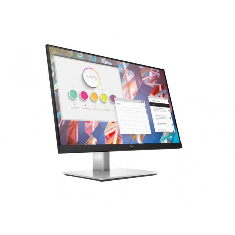 Monitor HP E24 23.8"/IPS/1920x1080/60Hz/5ms/HDMI,DP,VGA,USB hub/VESA/pivot,visina/3g