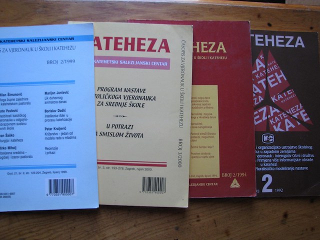 KATEHEZA 2/1992, 2/1994, 2/1999, 3/2000 RETKO