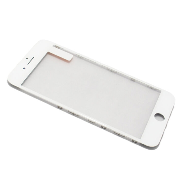 Staklo Touch Screen-A Za Iphone 8 Plus Sa Frejmom + Oca White