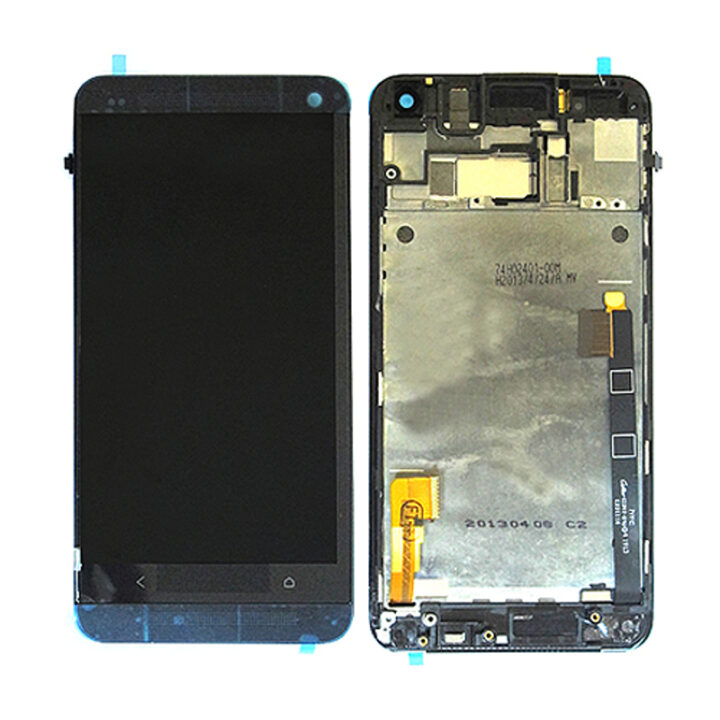 LCD Za HTC One M7 + Touchscreen + Frame Black