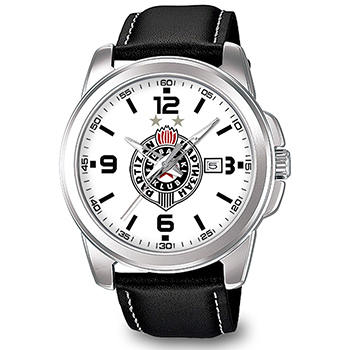 Ručni sat "Veliki grb" FK Partizan Casio MTP-1314L