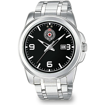Ručni sat "Mali grb" FK Partizan Casio MTP-1314D