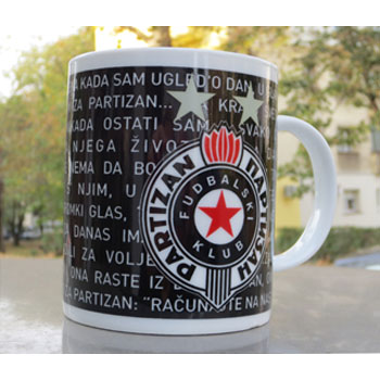 Šolja FK Partizan "Računajte na nas" 2736-8