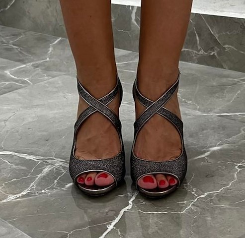 Srebrne sandale