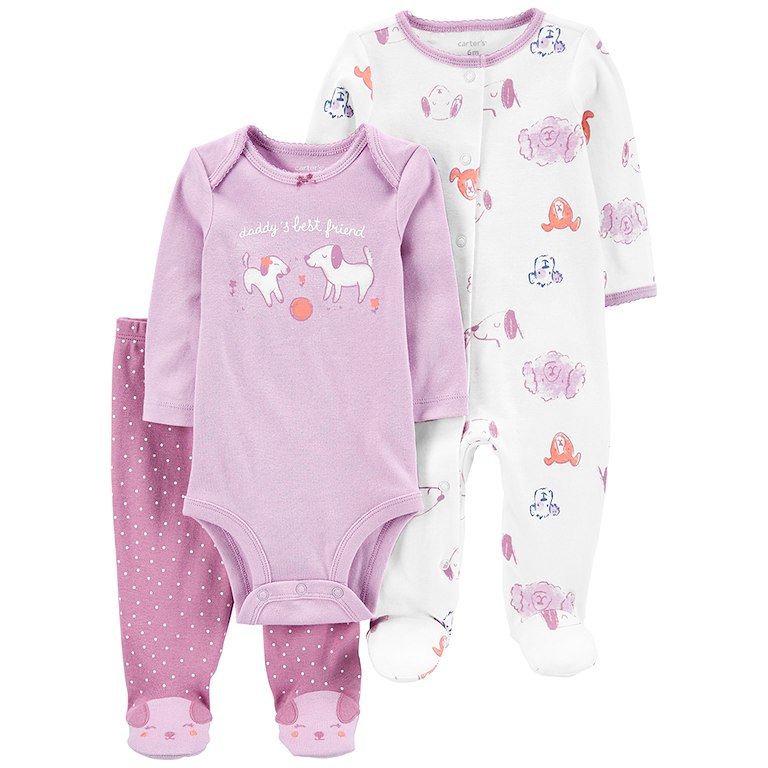 Carter's trodelni komplet za bebe devojčice BZ22M1N689710