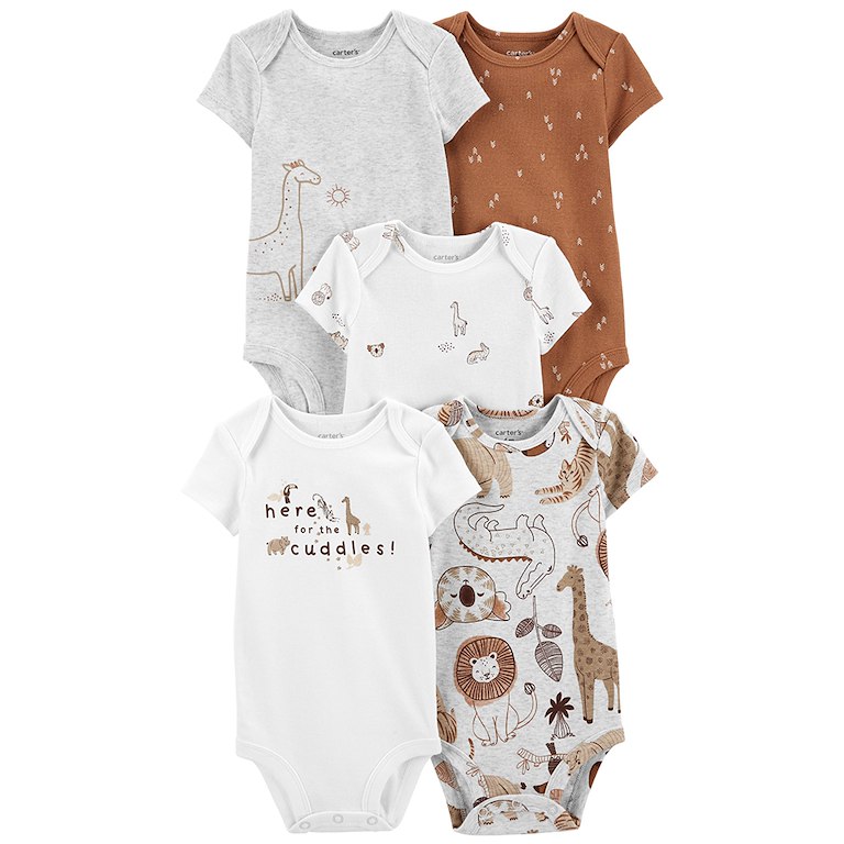 Carter's bodi za bebe dečake - set od 5 kom. BZ22M1N677310