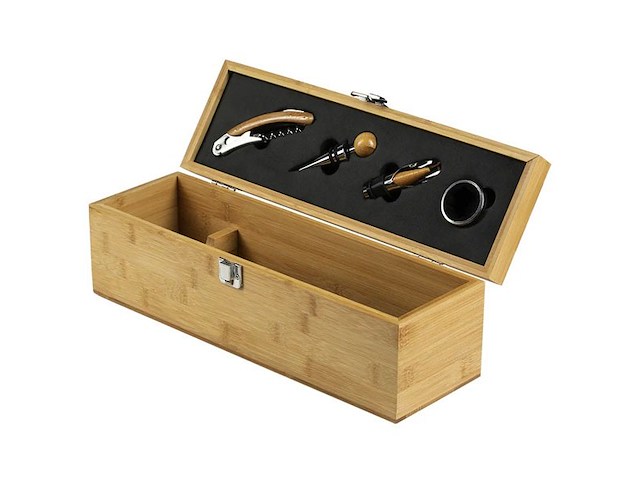 Vinski set Cabernet bamboo Art. 966381 - Novo