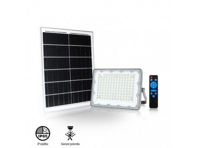 Solarni LED reflektor sa PIR senzorom i daljinskim upra