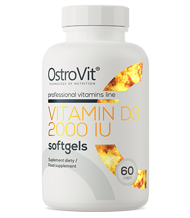 Vitamin D3 2000 Professional Vitamins Line - 60 kapsula