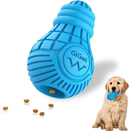 GiGwi igračka za pse sijalica od gume plava S