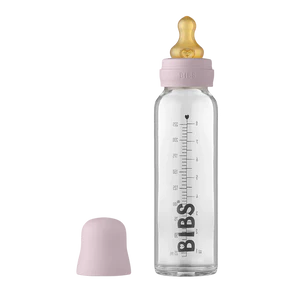 BIBS staklena flašica 225ml - Dusky Lilac