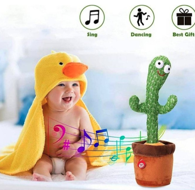 Kaktus igračka – Igra , Peva i ponavlja reči