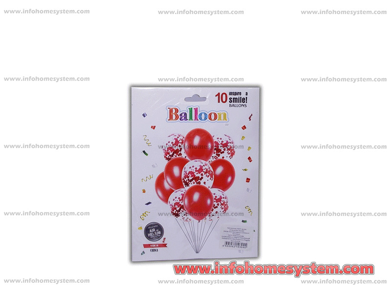 BALON 1/10 KONFETE METALIK