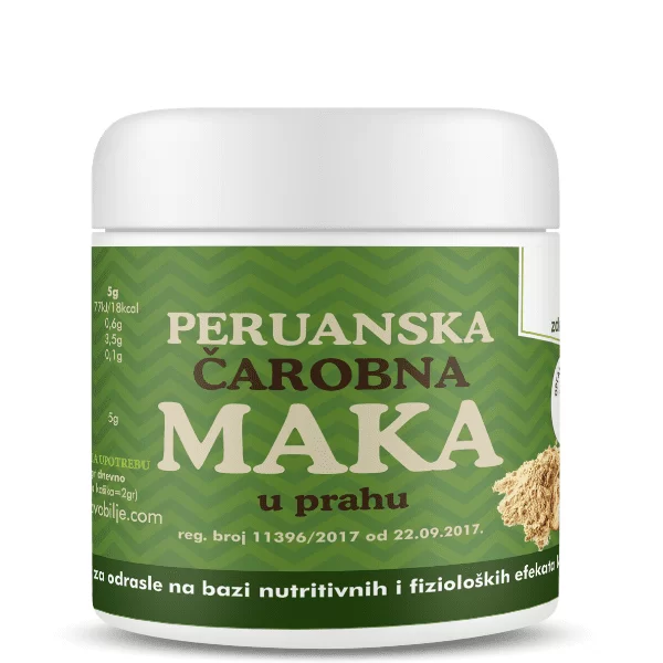 Peruanska čarobna maka
100 g prah