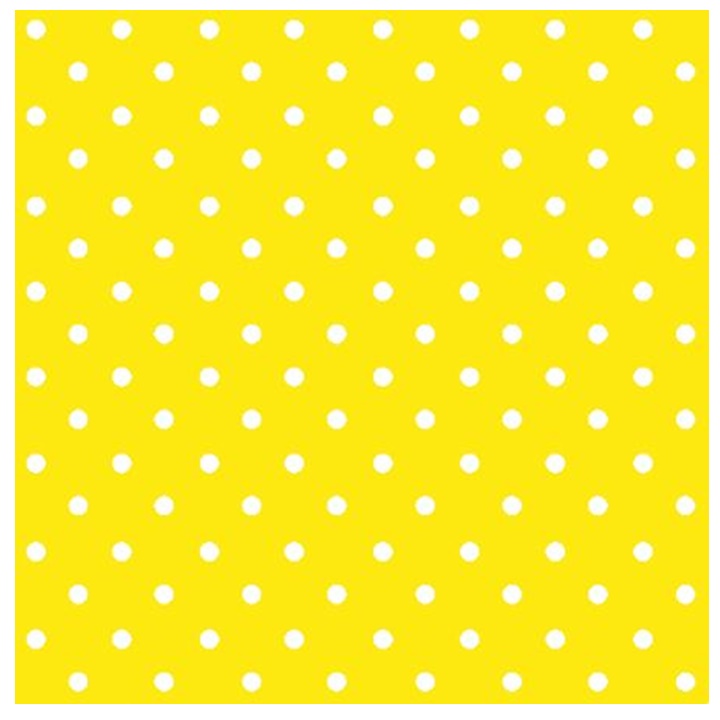 Salvete za dekupaž Yellow Dots - 1 komad