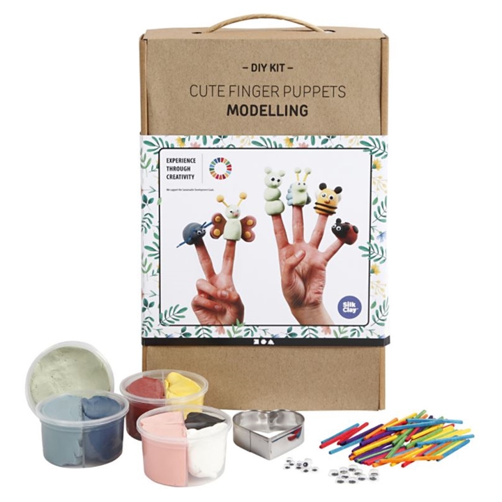 Set za modeliranje DIY - marionete za prste