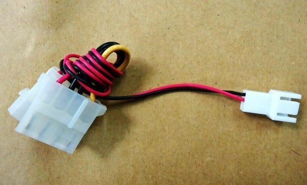3-pin to 4-pin (Molex) Fan Adapter Power Cable