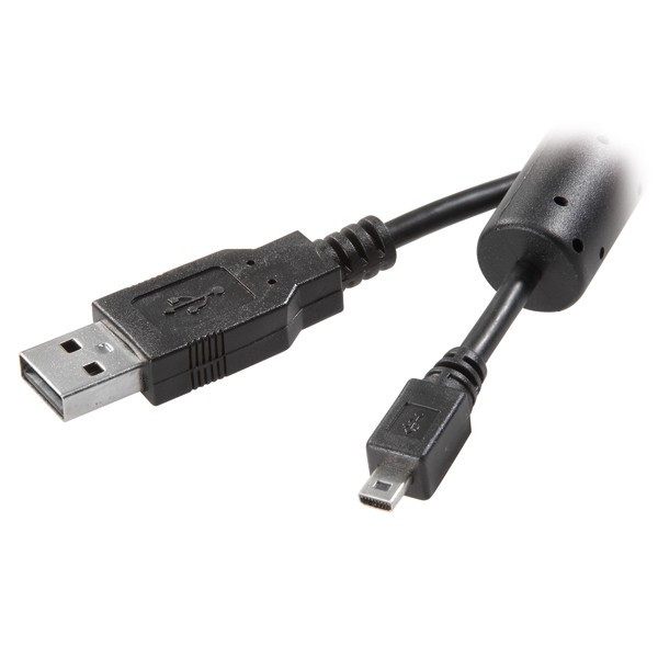 Vivanco High-Grade USB 2.0 to USB Mini B 8-pin Connection Cable for Digital Cameras 1.5m