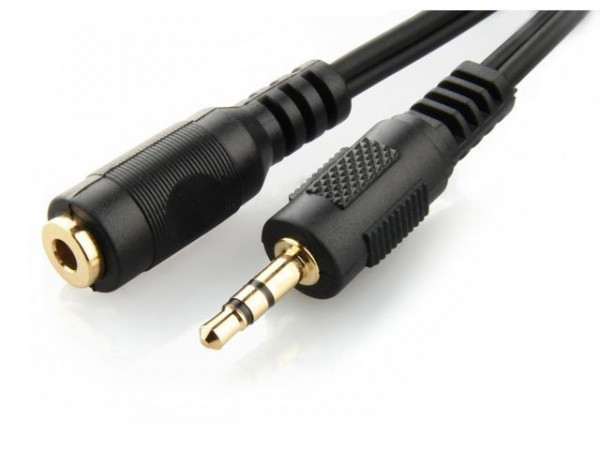 Premium 3.5mm Extension Stereo Audio Cable 5m (Gold Plated Connectors)