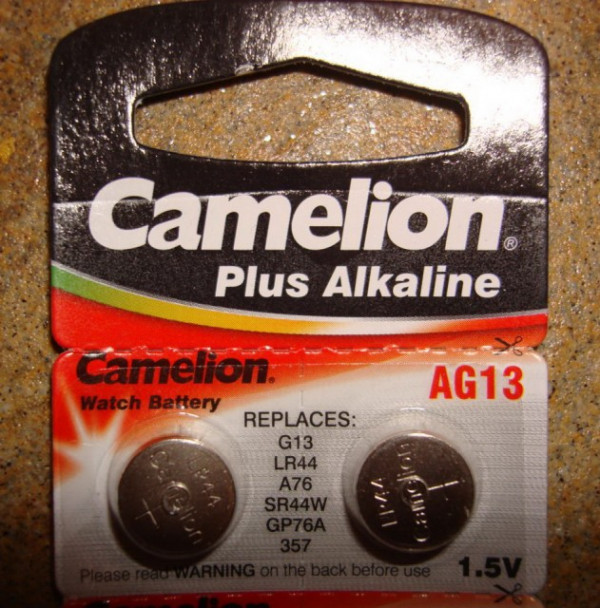 2 x Camelion Plus Alkaline LR44/AG13 Battery (2 komada)