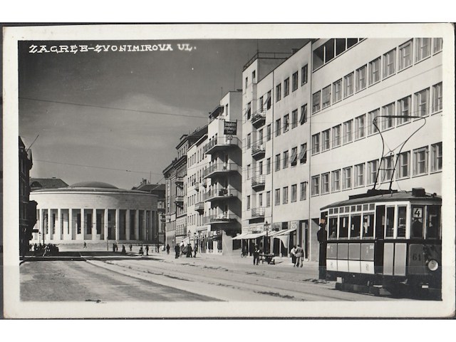 Hrvatska - Zagreb / Tramvaj / 1939