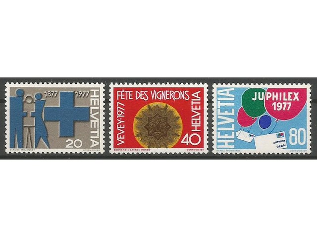 Švajcarska,Godišnjice 1977.,čisto