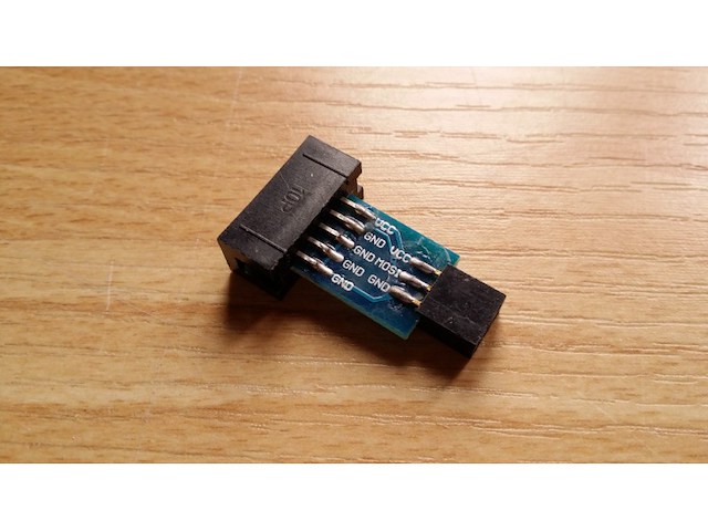 Adapter 10-pin na 6-pin za USB AVR programator