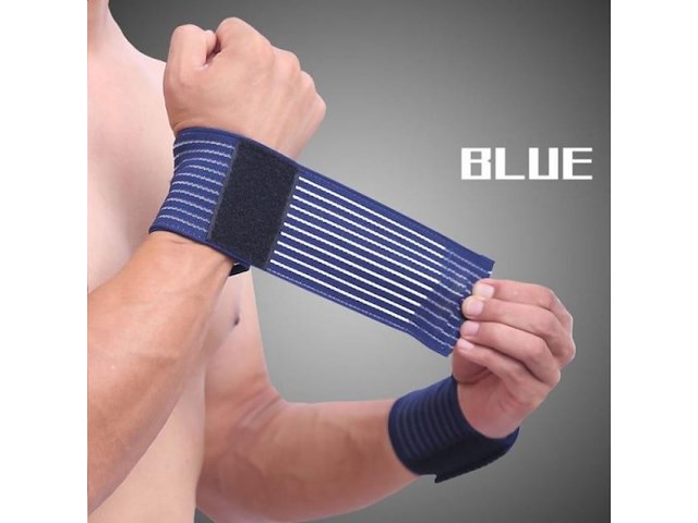 Steznik bandažer za ručni zglob u plavoj boji