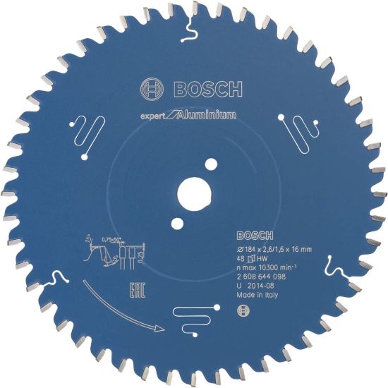 Bosch list kružne testere Expert for Aluminium 184 x 16 x 2,6 mm, 48 - 2608644098