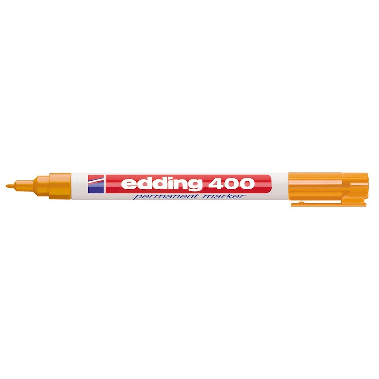 Marker permanent E-400 1mm narandžasta Edding