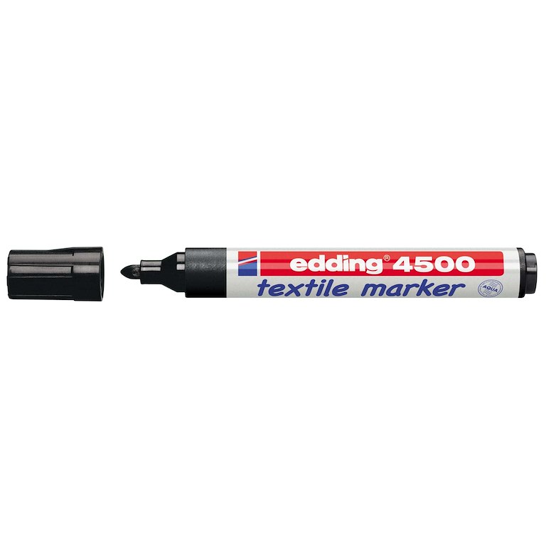 Vodootporni marker T-SHIRT E-4500 2-3mm crna Edding