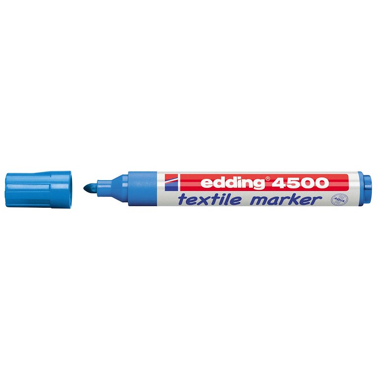 Vodootporni marker T-SHIRT E-4500 2-3mm svetlo plava Edding